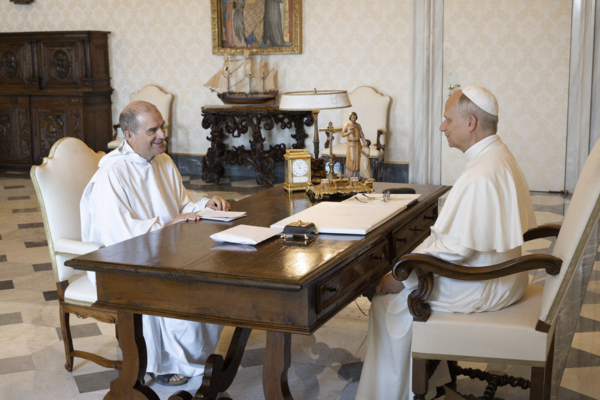 The prior of Taizé, Brother Matthew, received in a private audience by ...